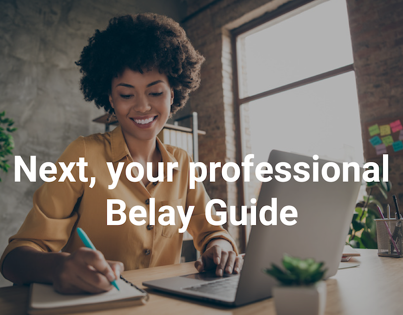 Professional Leadership Growth Training - Lead Belay